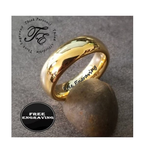 Mens Rings Engraved - Etsy