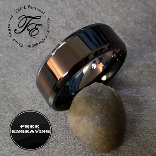Mens Rings Engraved - Etsy