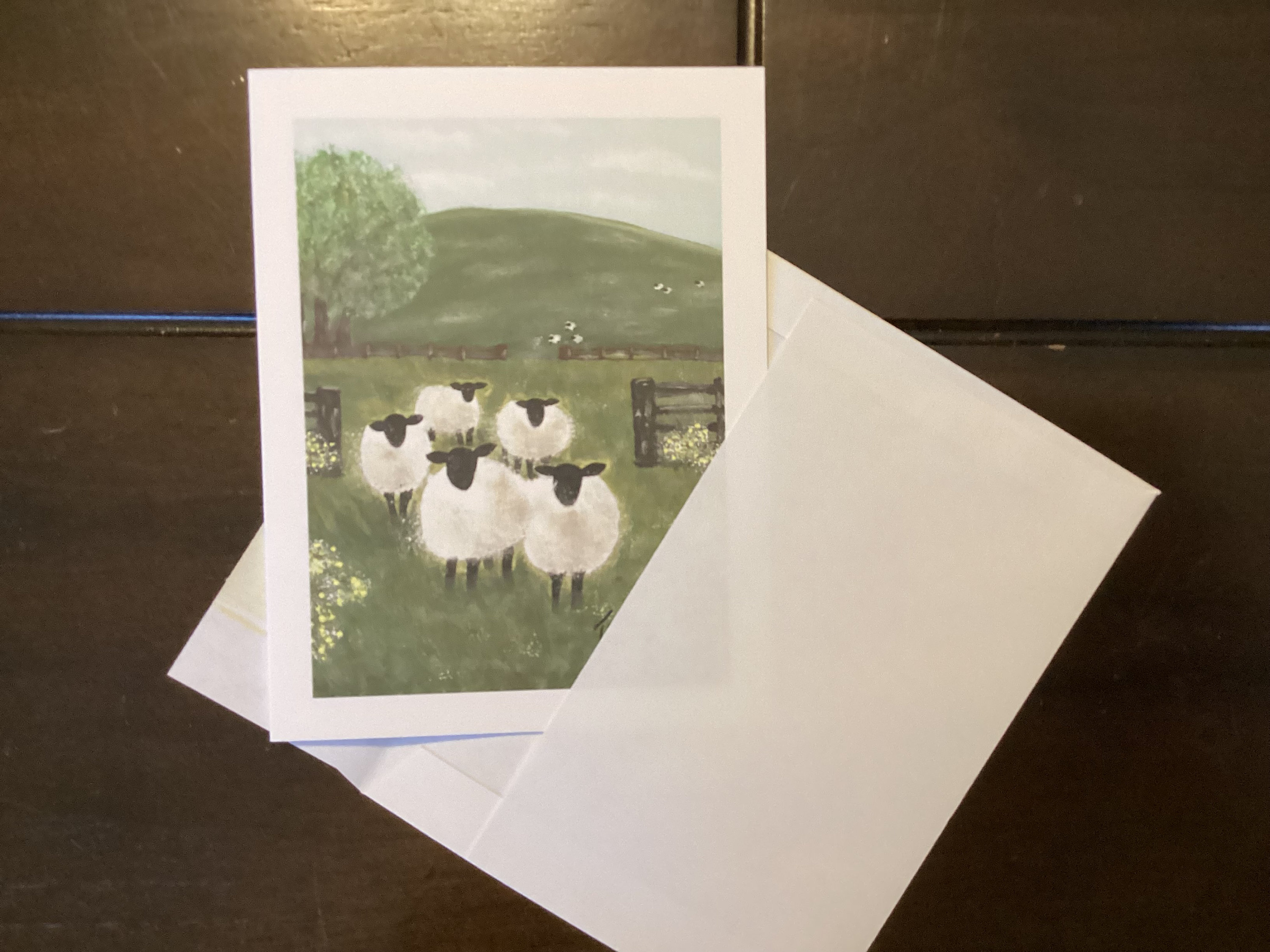 Coming Home Sheep Card / Sheep Art Print / Handmade / Sheep Birthday ...