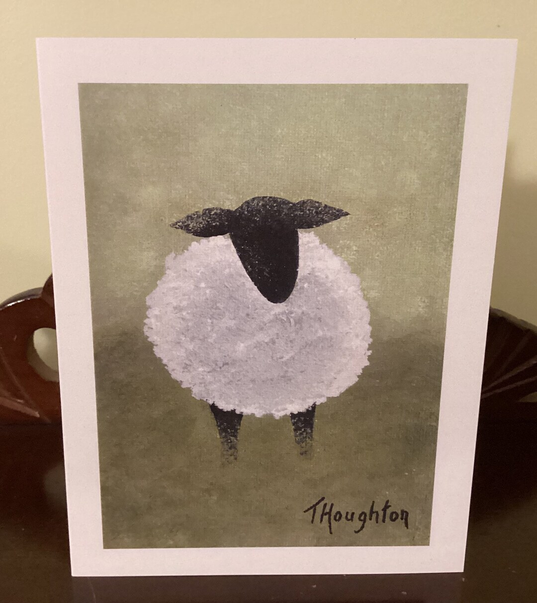 Young Sheep Greeting Card / Sheep Birthday Card / Animal Card / Easter ...