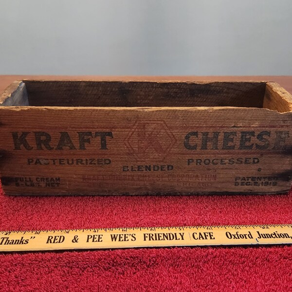 Vintage Cheese Box - Etsy