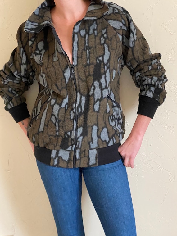 Vintage fleece jacket retro - Gem