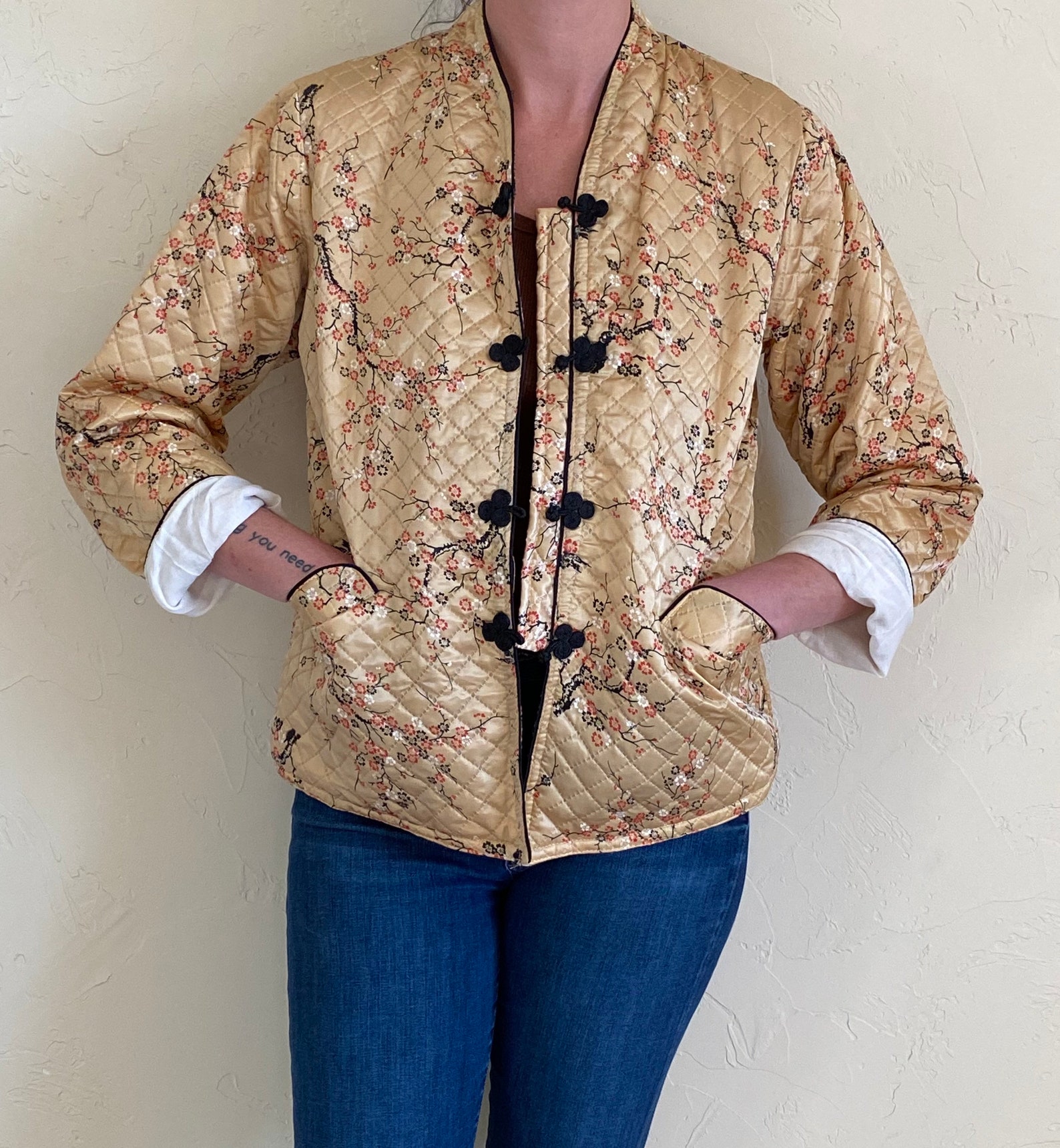 Vintage Quilted Asian Coat Frog Buttons - Etsy