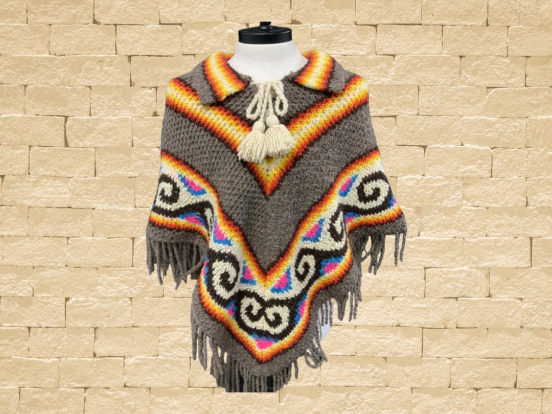 Woodstock Neon Psychedelic Poncho-fits Most for Holiday Gift - Etsy