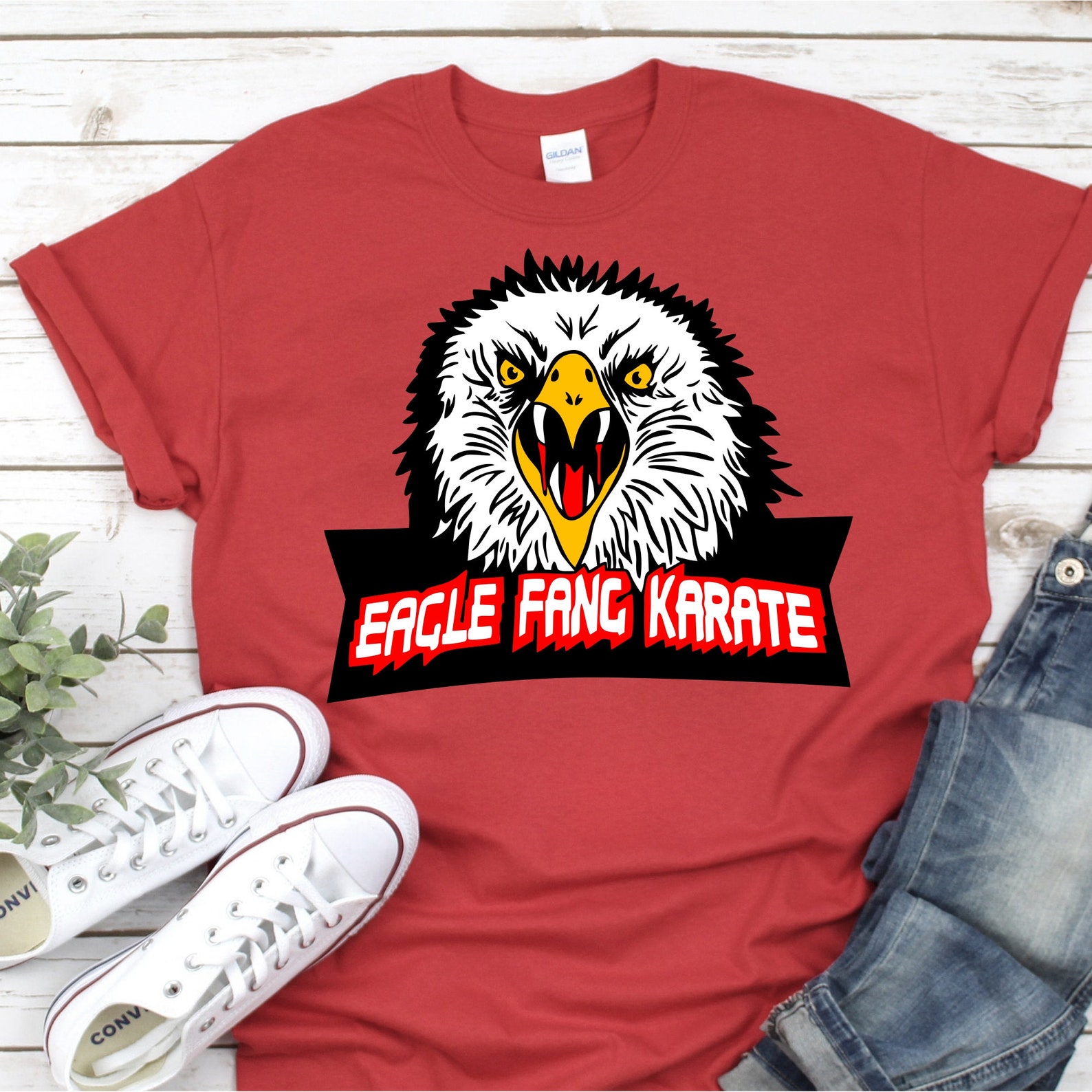Cobra Kai Eagle Fang Karate Headband - Officially Licensed Tie-Back ...