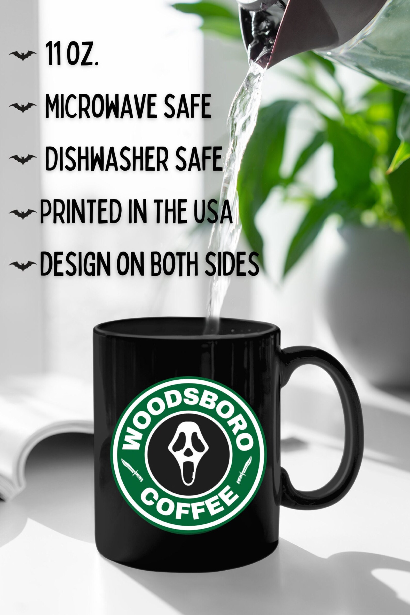 Scream Inspired Coffee Mug Horror Coffee Mug 11 Oz Mug for - Etsy