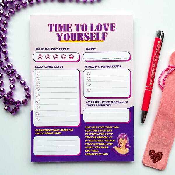 Self Care Planner - Etsy