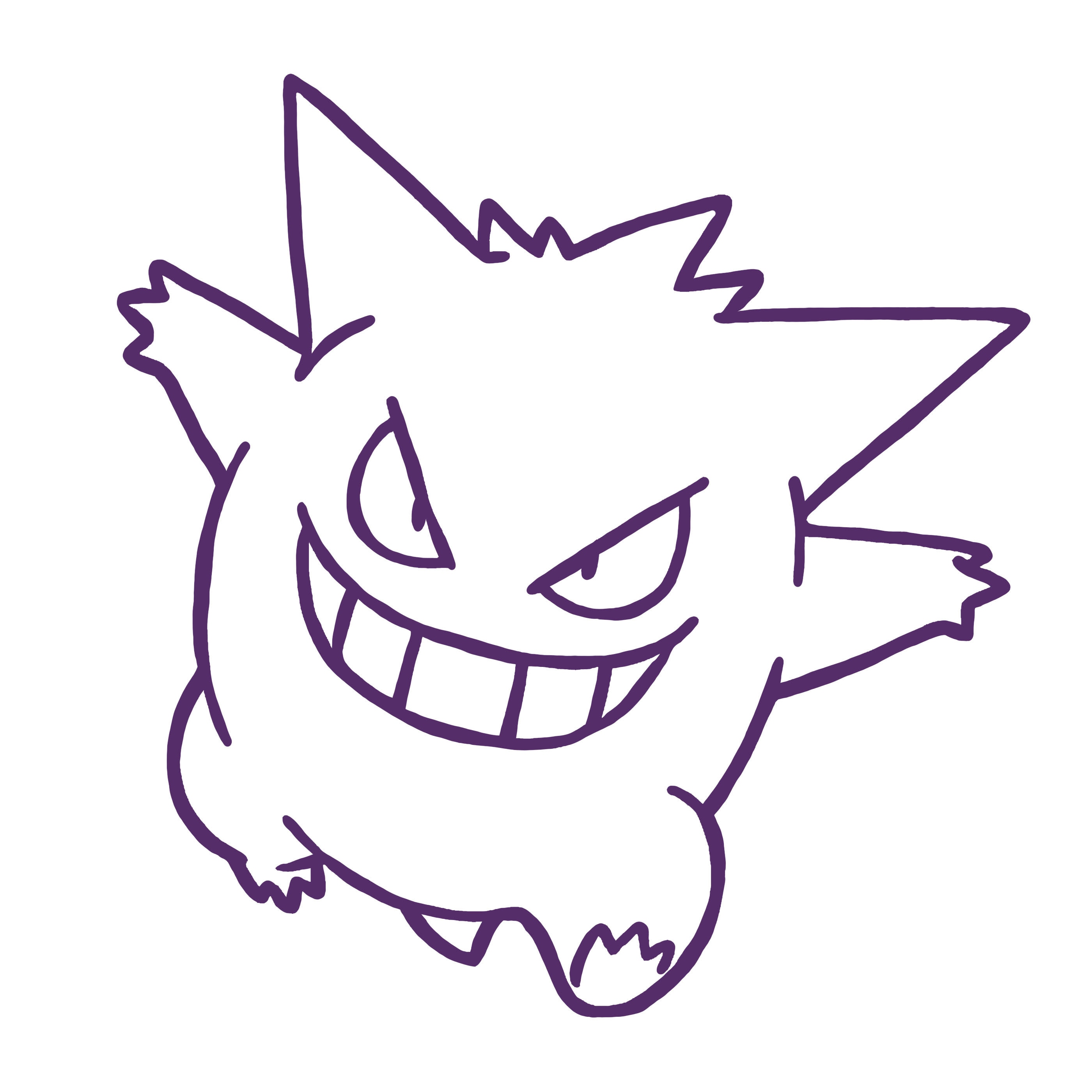 Gengar Pokemon Vinyl Sticker Decal | Etsy