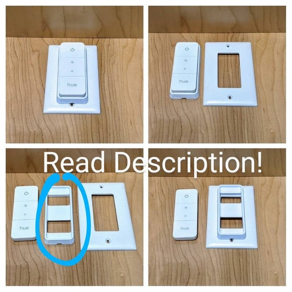 Philips Hue Wall Dimmer Switch V2 Hidden Decora Style Adapter - Etsy