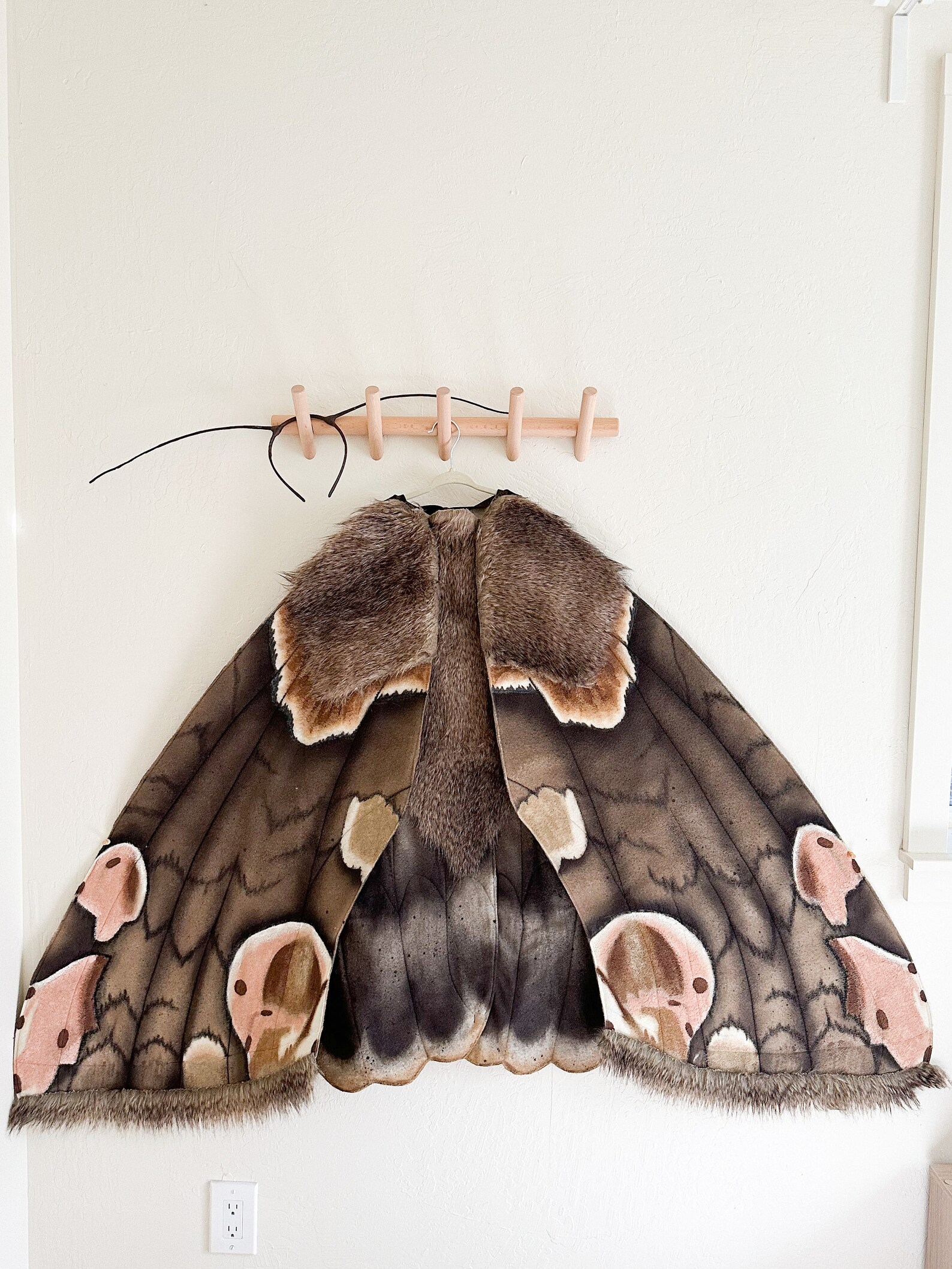 Hand Sewn and Painted Moth Halloween Costume - Etsy