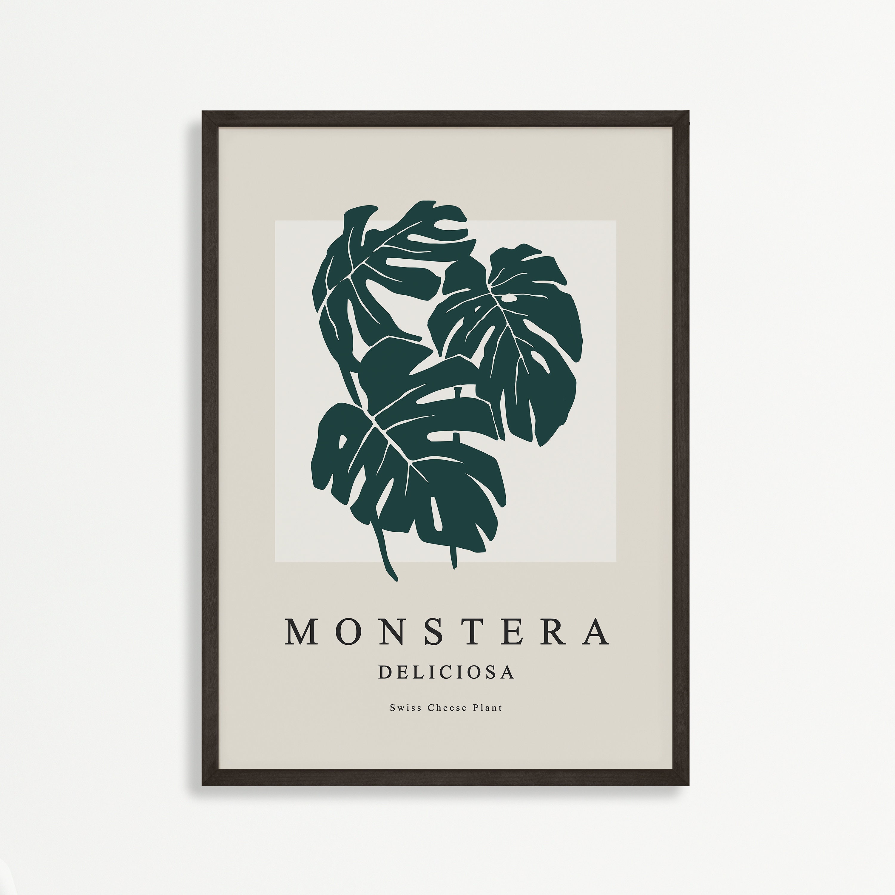 Henri Matisse Inspired Monstera Wall Art Print Mid Century | Etsy