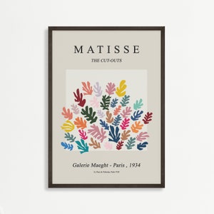 Henri Matisse Colorful Print Set of 6, Set of Matisse Wall Poster, 6 ...