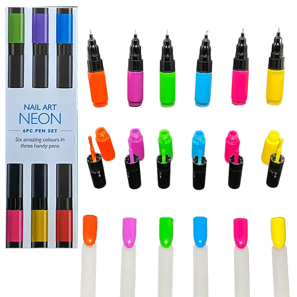 Nail Art Pens Set Varnish Polish Decorate Design Nails Supreme - Etsy