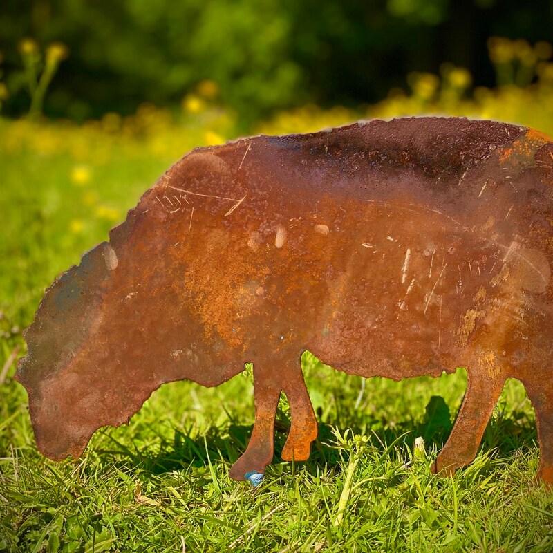 Metal Sheep Yard Art - Etsy