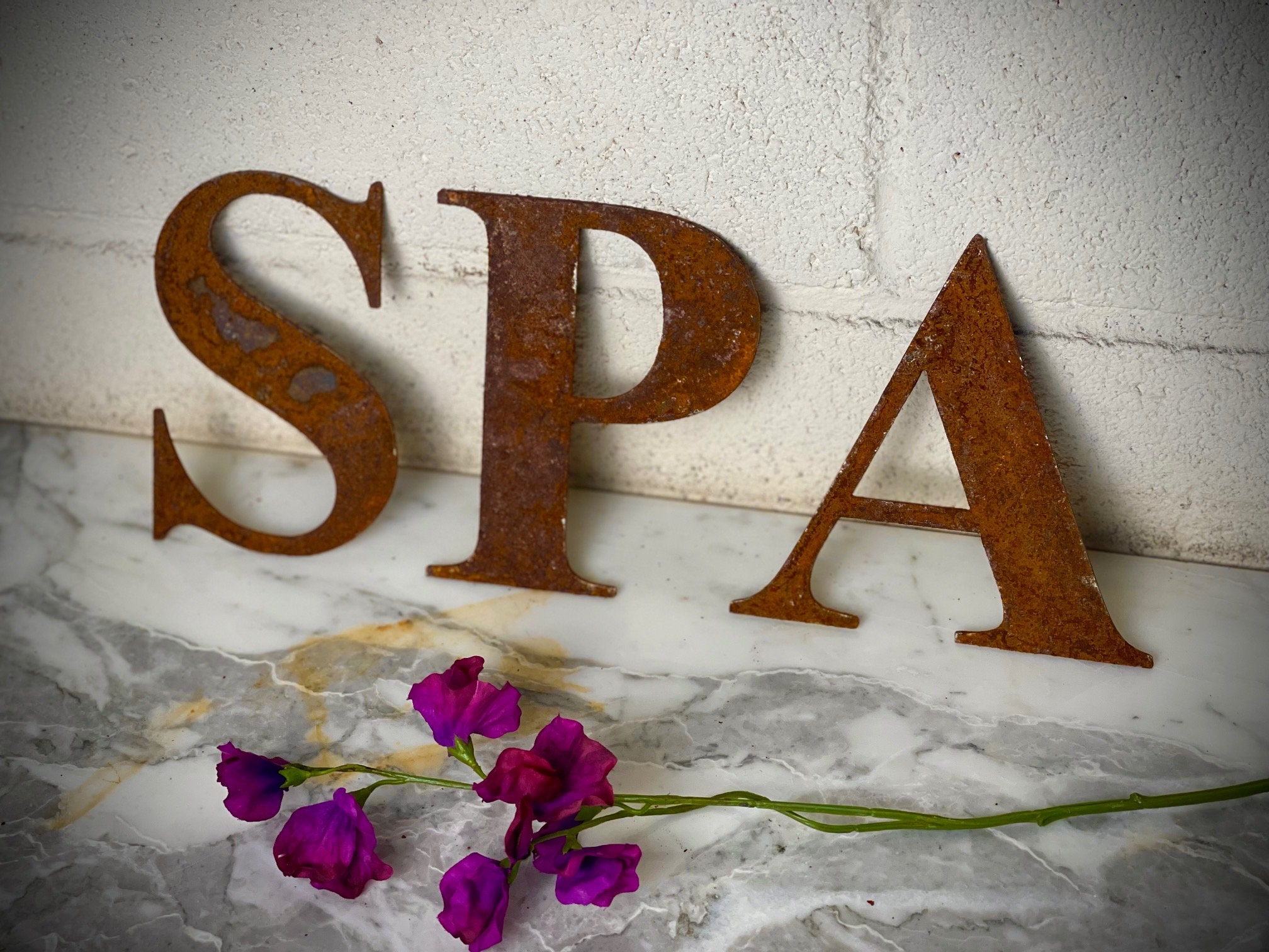 Rusty Metal Letters Numbers Symbols Font Text Words Name | Etsy