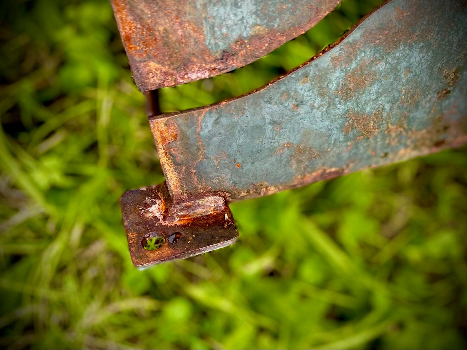 Rustic Rusty Metal Garden Columns Landscape Design Bamboo - Etsy