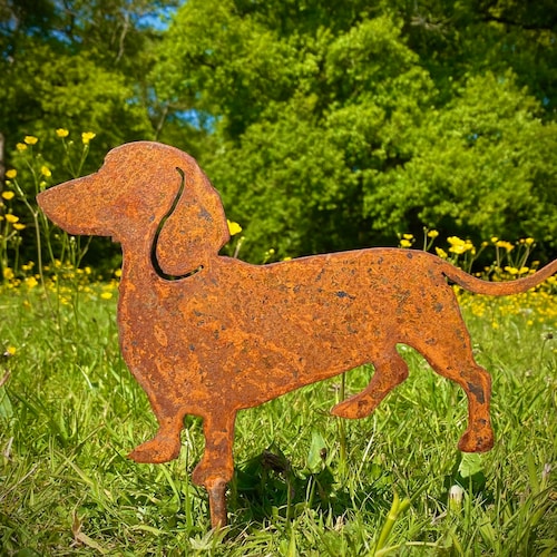 SMALL METAL DOG - Etsy