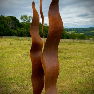 Supersize Rustic Exterior Reed Wave Flow Abstract Modern Simplistic ...