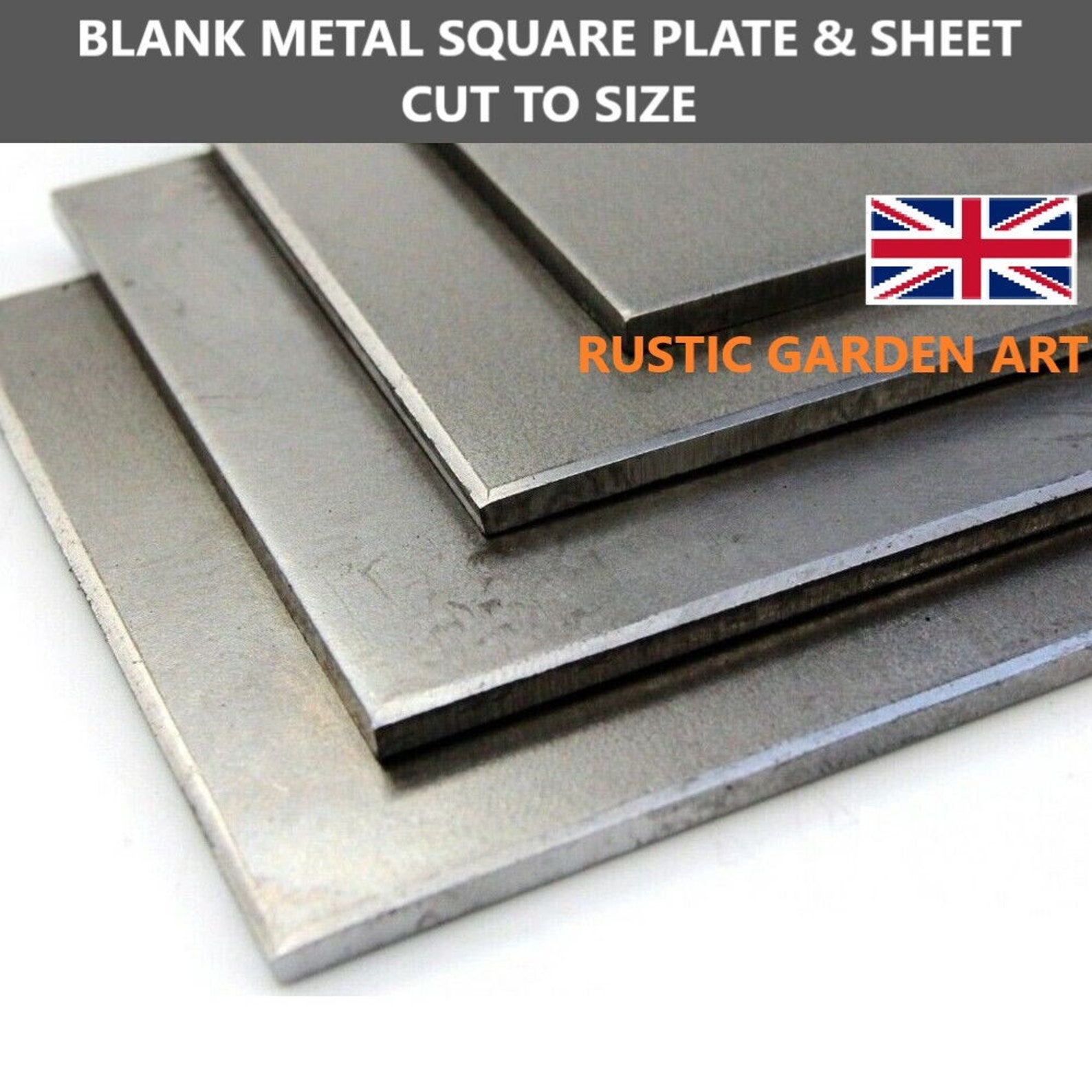 Flat Square Mild Steel Blank Metal Sheet 50mm - 1000mm in Diameter 2mm ...