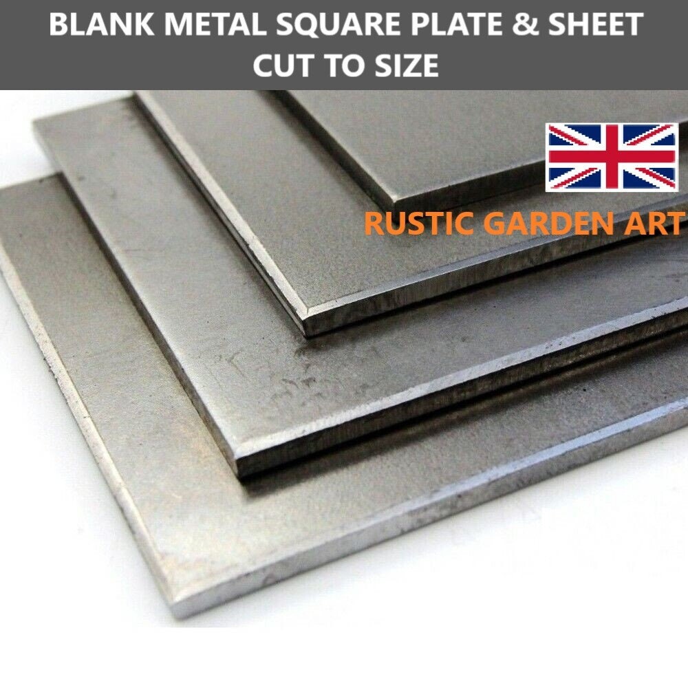 Flat Square Mild Steel Blank Metal Sheet 50mm - 1000mm in Diameter 2mm ...