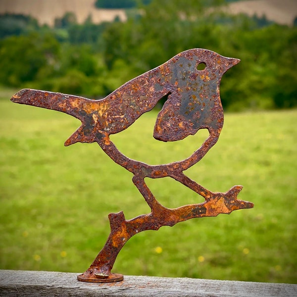 Rusty Metal Garden Art - Etsy UK