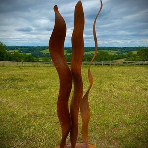 Supersize Rustic Exterior Reed Wave Flow Abstract Modern Simplistic ...