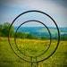 Large Rustic Metal Garden Ring Hoop Sculpture 100cm Pair of - Etsy