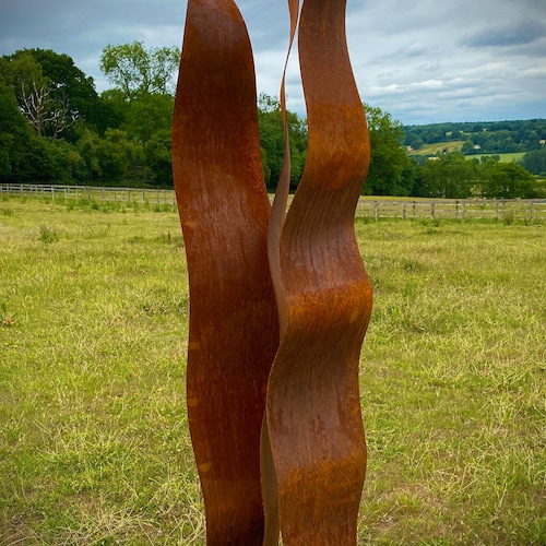 Supersize Rustic Exterior Reed Wave Flow Abstract Modern - Etsy