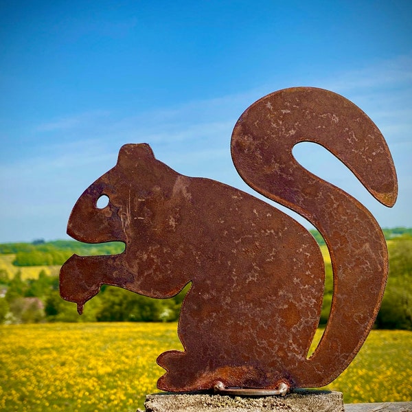 Metal Squirrel - Etsy