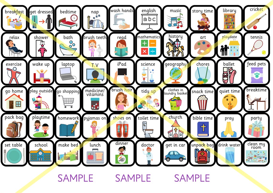 3 Step Sequencing Visual Support for Asd Adhd Visual | Etsy