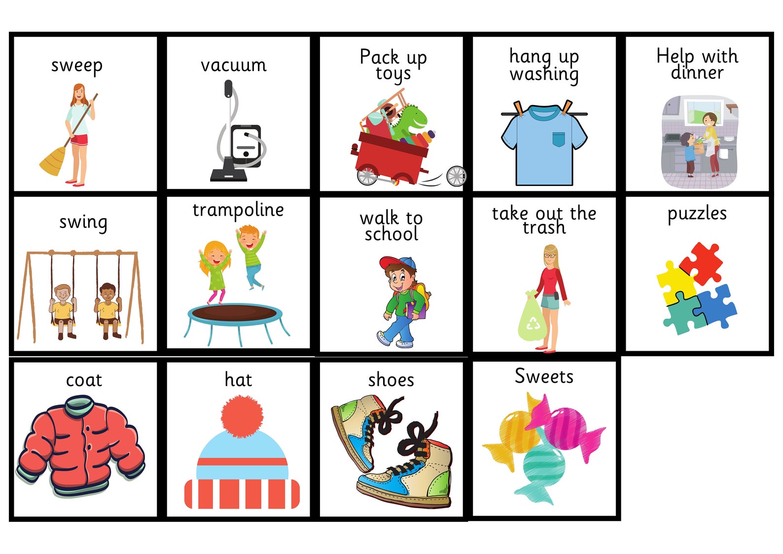 DIGITAL 3 Step Sequencing Visual Support for Asd Adhd | Etsy