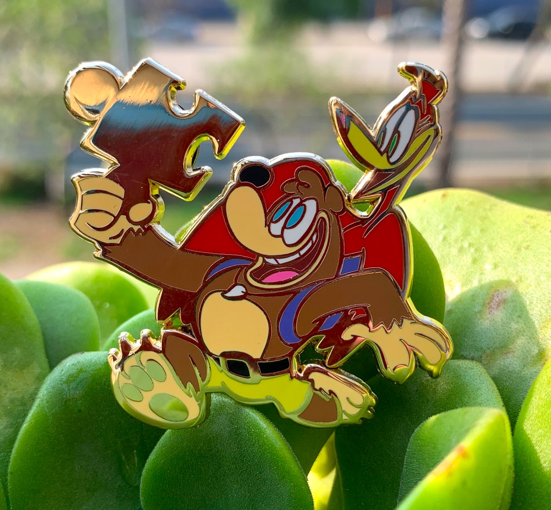 Banjo and Kazooie Golden Jiggy Pin - Etsy