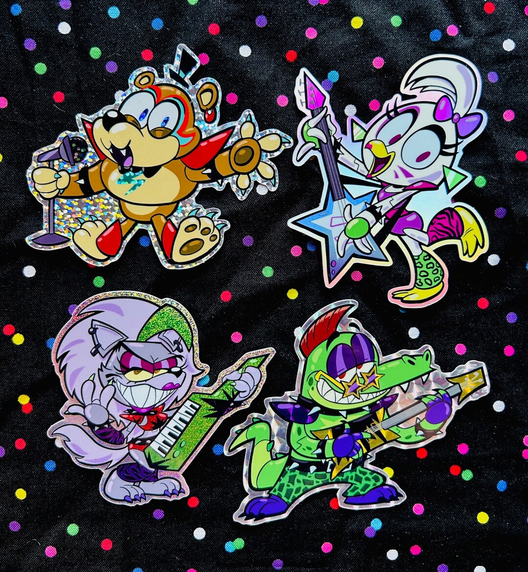 Glamrock Stickers - Etsy