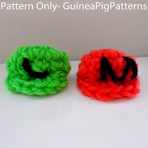 Guinea Pig Mario and Luigi Inspired Hat Crochet Pattern Digital ...