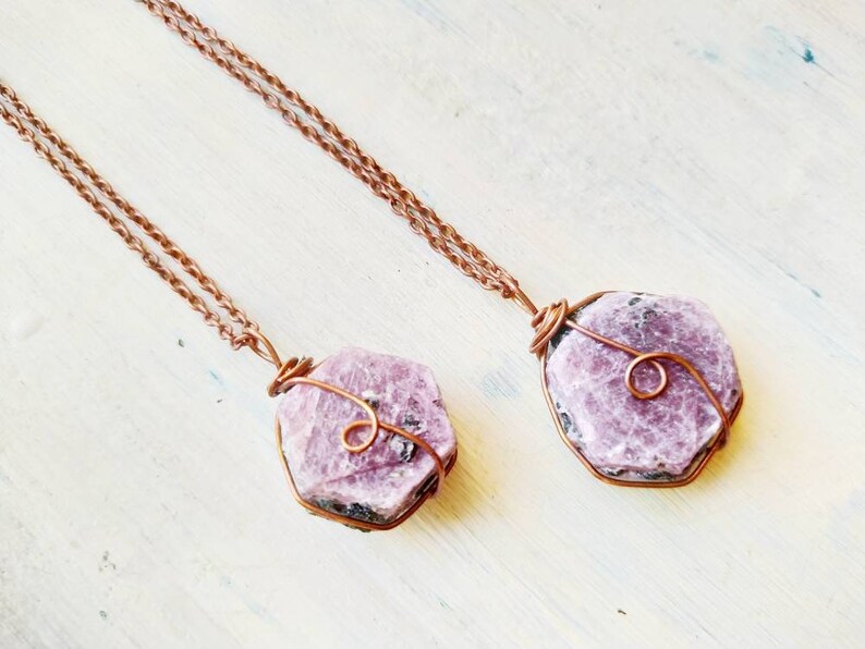 Raw Ruby Hexagon Necklace Raw Corundum Ruby Record Keeper | Etsy