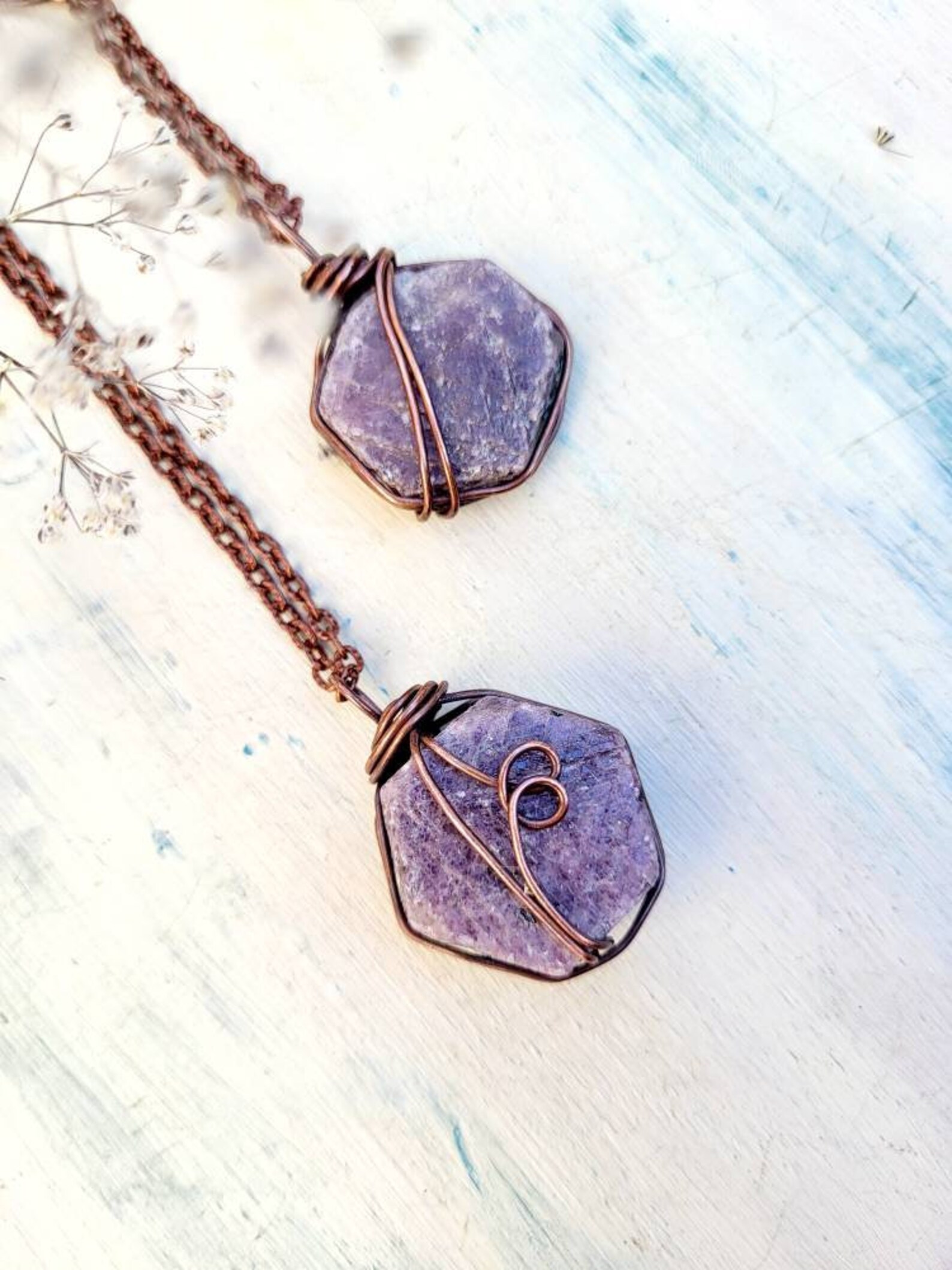 Raw Ruby Hexagon Necklace Raw Corundum Ruby Record Keeper - Etsy