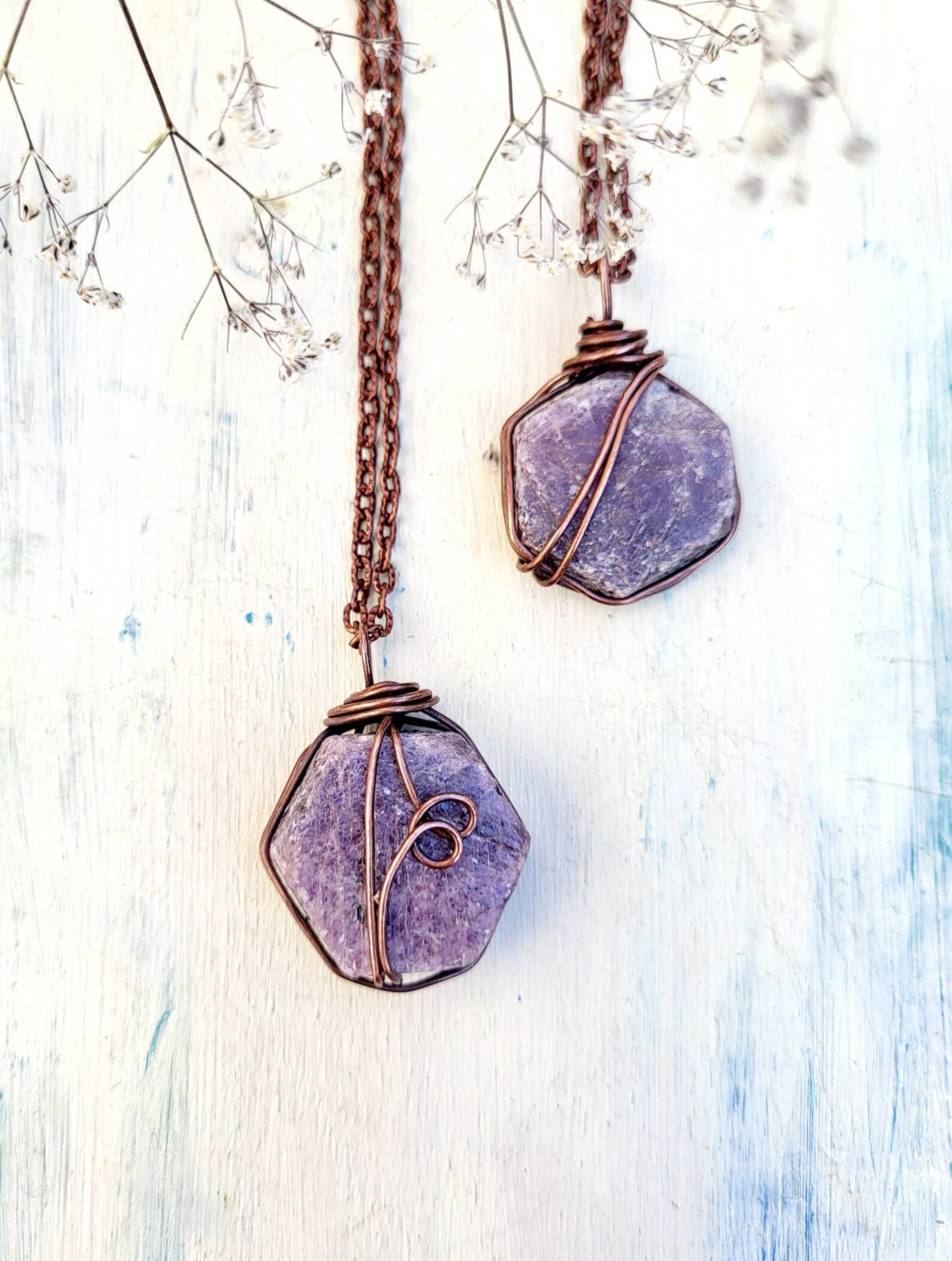 Raw Ruby Hexagon Necklace Raw Corundum Ruby Record Keeper - Etsy