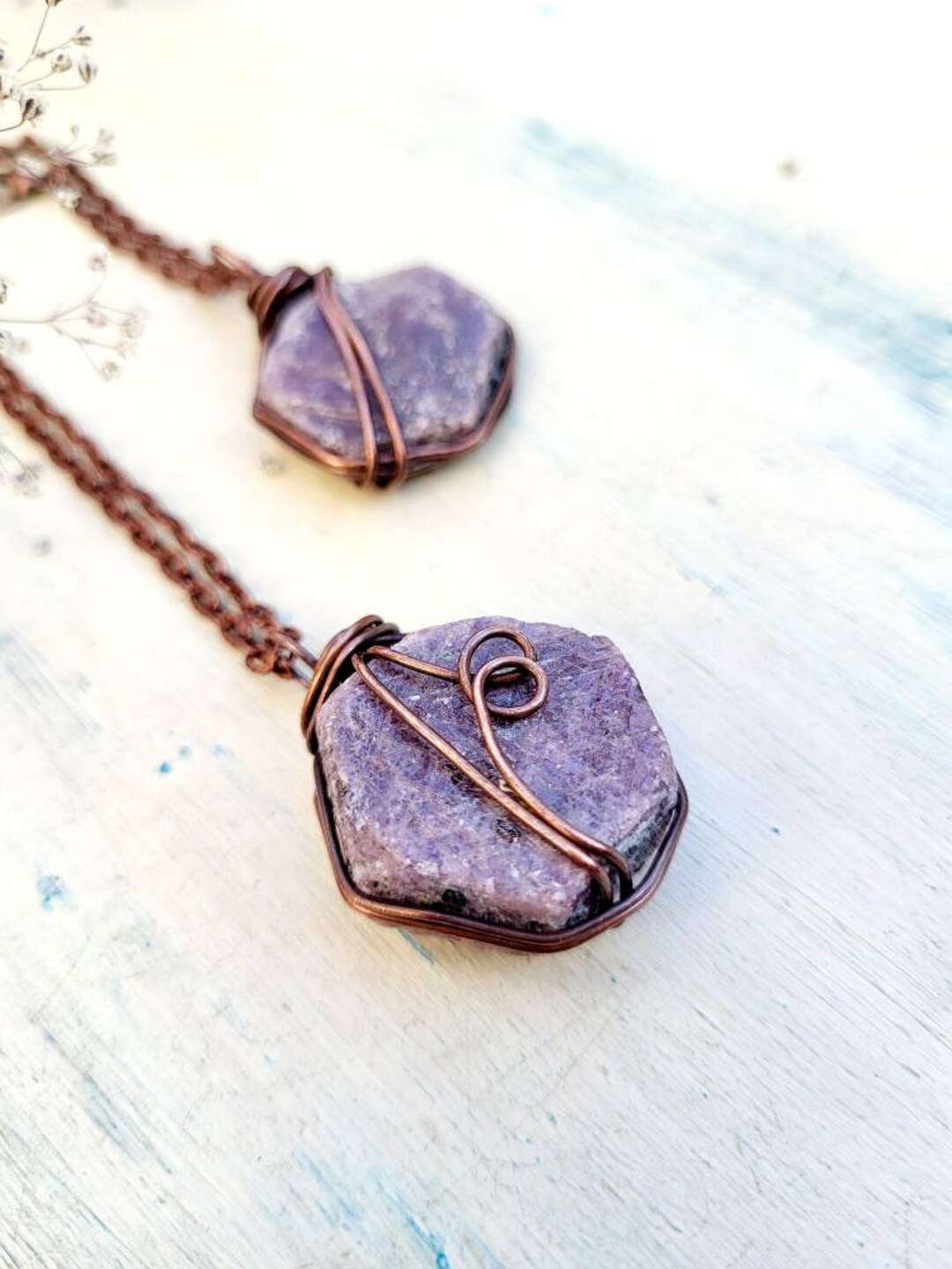 Raw Ruby Hexagon Necklace, Raw Corundum Ruby, Record Keeper, Natural ...