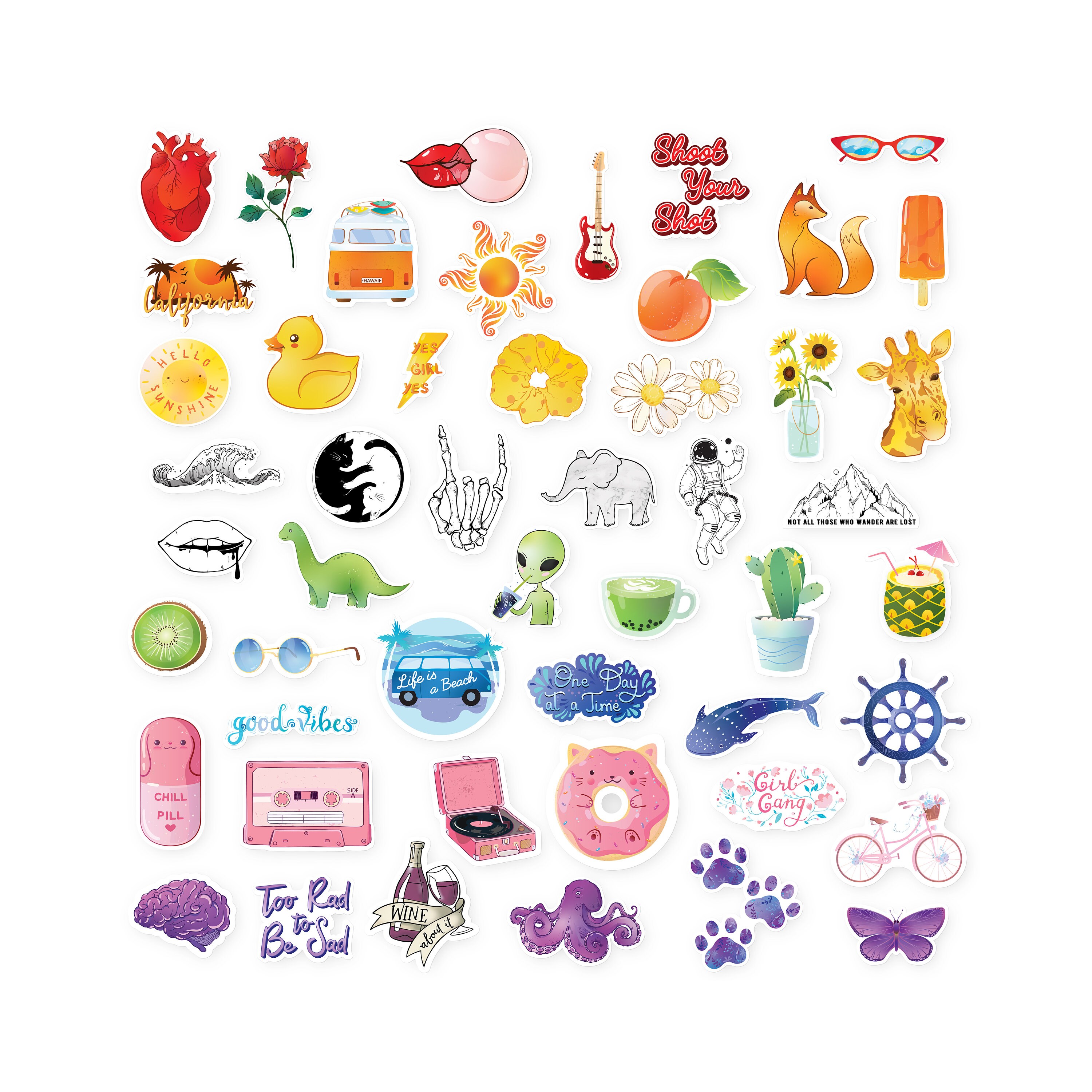 Paper Paper & Party Supplies VSCO retro aesthetic Rainbow matte ...