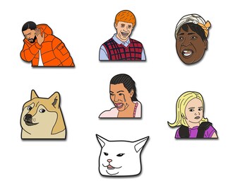Meme Enamel Pin - Etsy