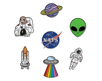 Astronaut Enamel Lapel Pin - Etsy