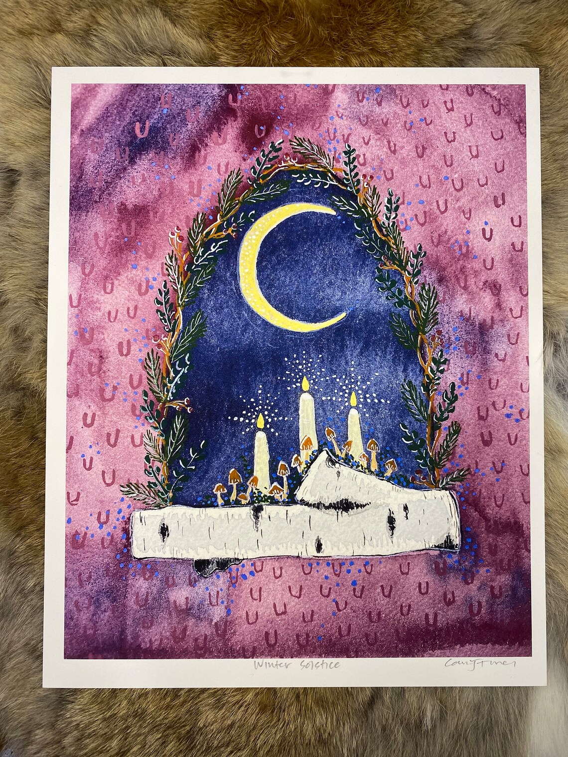 8x10 Winter Solstice Print - Etsy