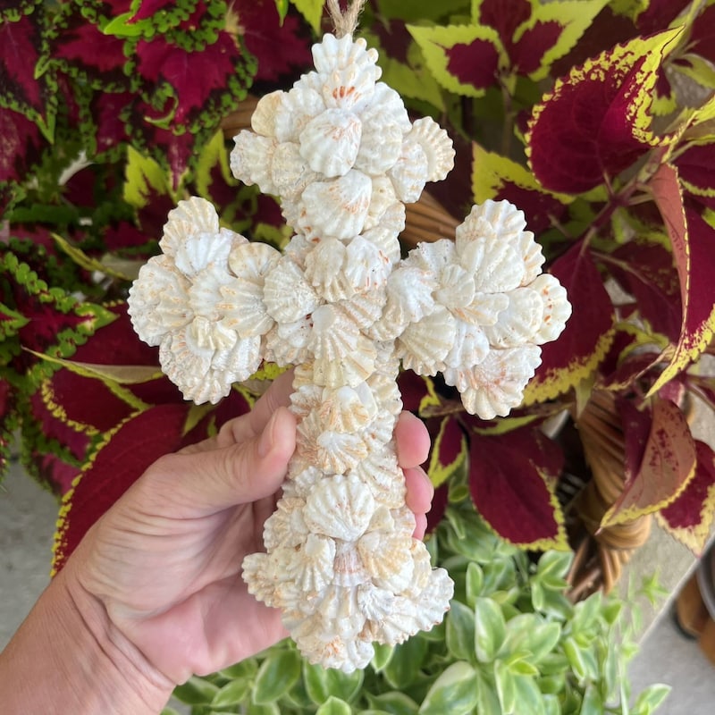 Sea Shell Cross - Etsy