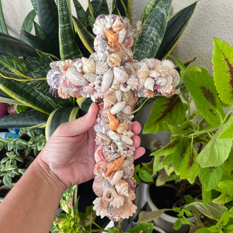 Seashell Cross - Etsy