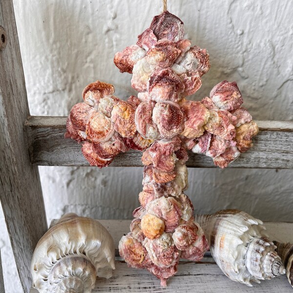 Sea Shell Cross - Etsy