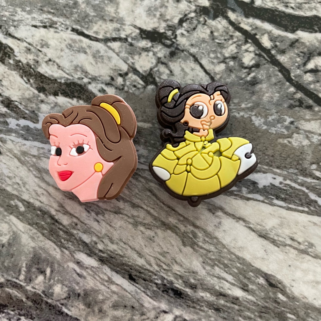 Belle Disney Princess Croc Charm - Etsy