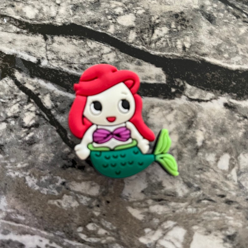 The Little Mermaid Disney Princess Croc Charm - Etsy