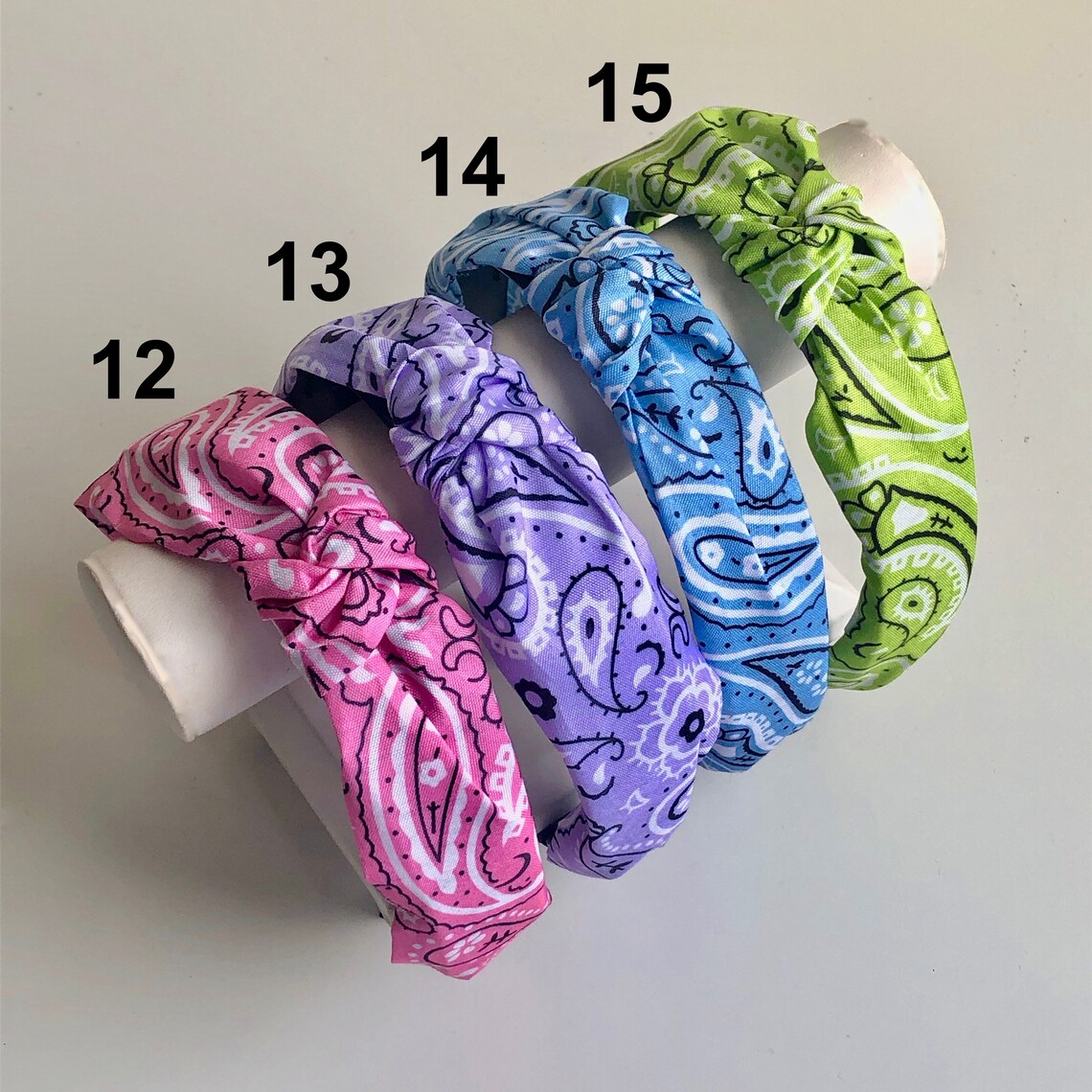 Bandana Top Knot Headband Twisted Knot Headband Bandana | Etsy
