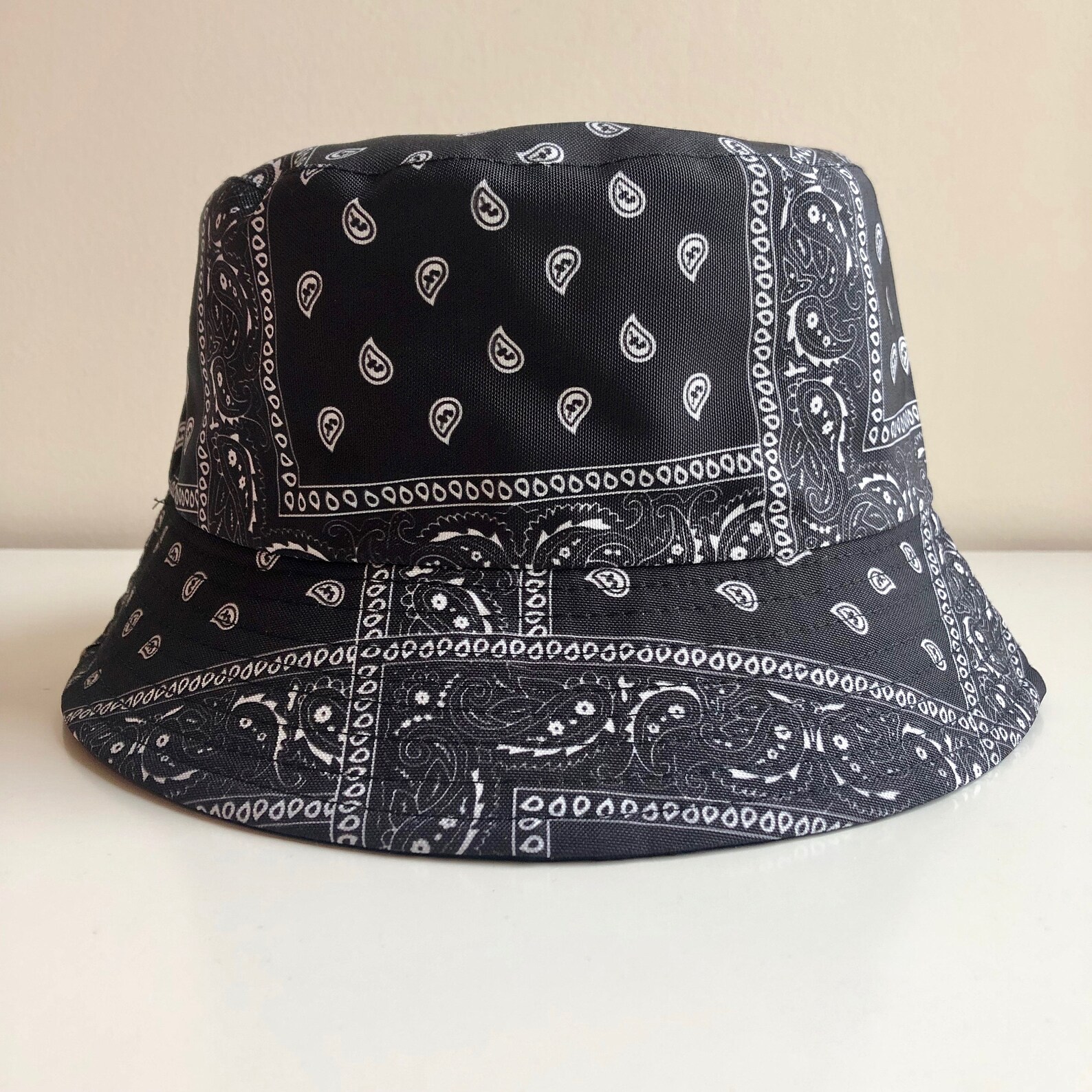 Bandana Bucket Hat Reversible Bucket Hat Bandana Color - Etsy
