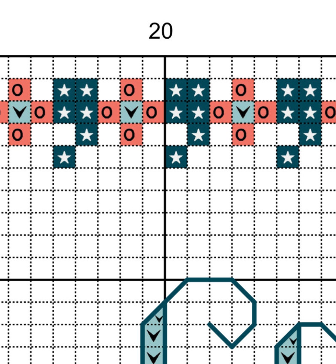 Commas Are Not Glitter PDF Cross Stitch Pattern Teacher Literature ...